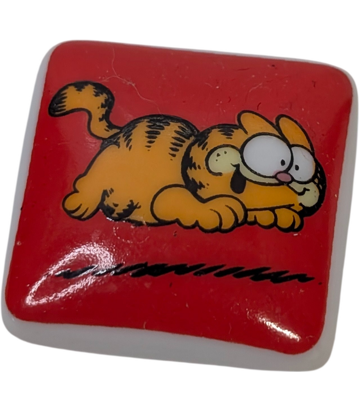 Vintage 1978 Garfield The Cat Porcelain Tooth Fairy Trinket Pill Ring ...