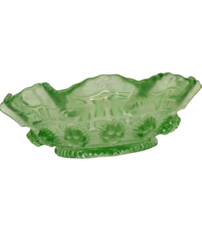 Davidson Green Glass Bowl - Blackberry Prunt 12.5cm | Alley Cat Trading