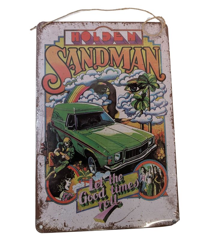 "Retro Holden Sandman Tin Sign | Vintage Aussie Motoring Decor 🚗 ...