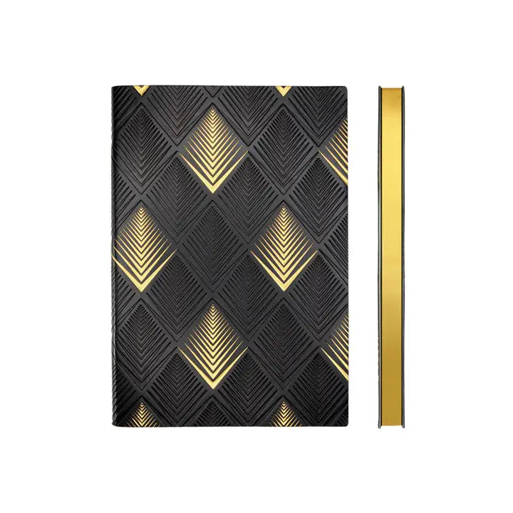 Art Deco Notebook: A5, Pyramid, Dot | Dazzling Glit-Edged Pages 🌟 ...
