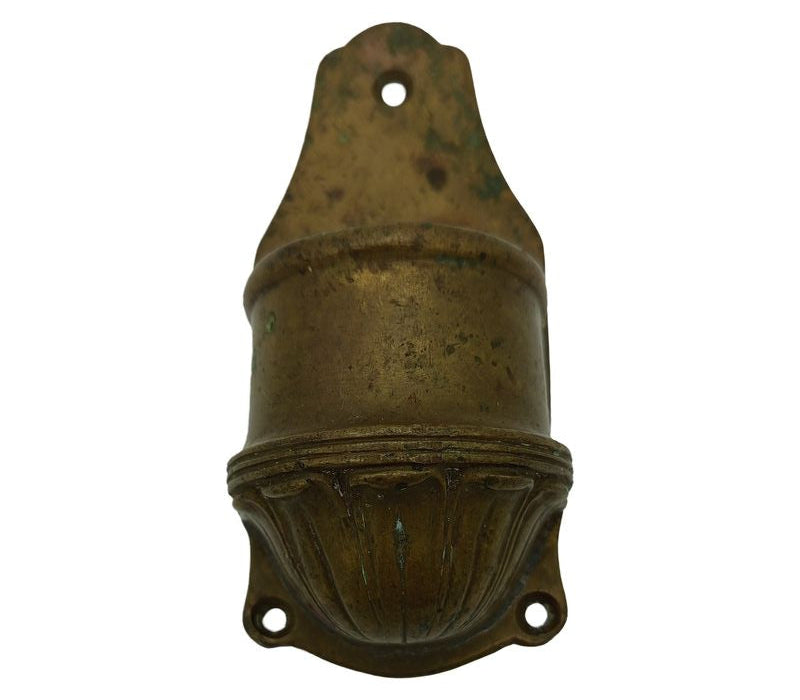 Wall-Mounted Holy Water Font - Brass Bowl - 15cm | Alley Cat Trading