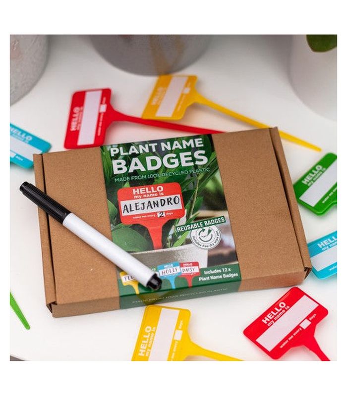 🌿 Colorful Plant Name Badges - The Perfect Gift for Plant Lovers! 🌵 ...