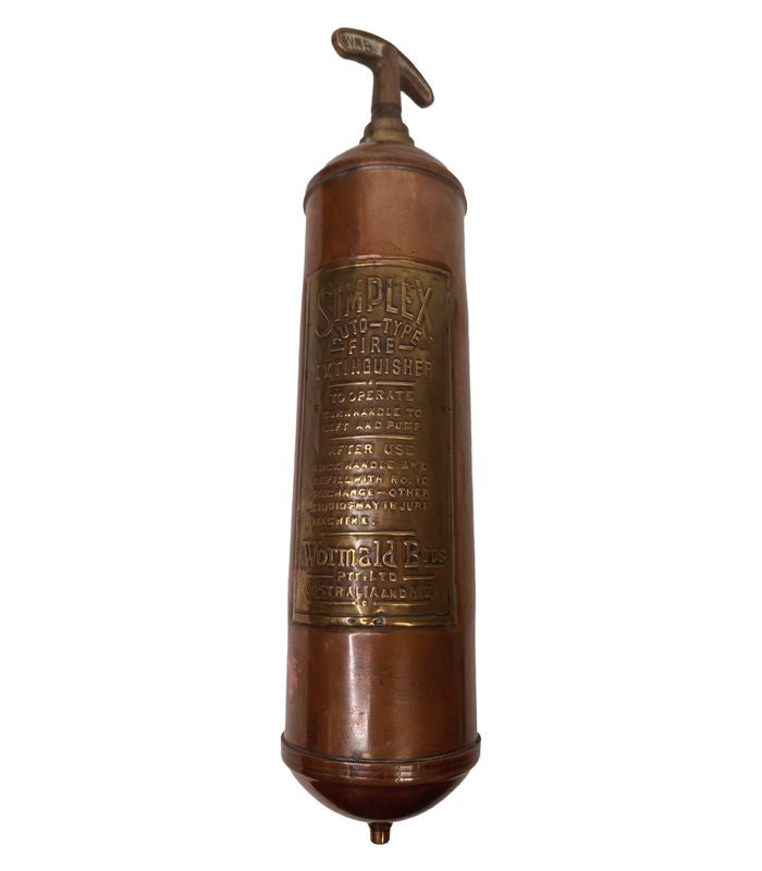 Vintage Brass Simplex Auto Type Fire Extinguisher | Decor Lovers 🏡 ...