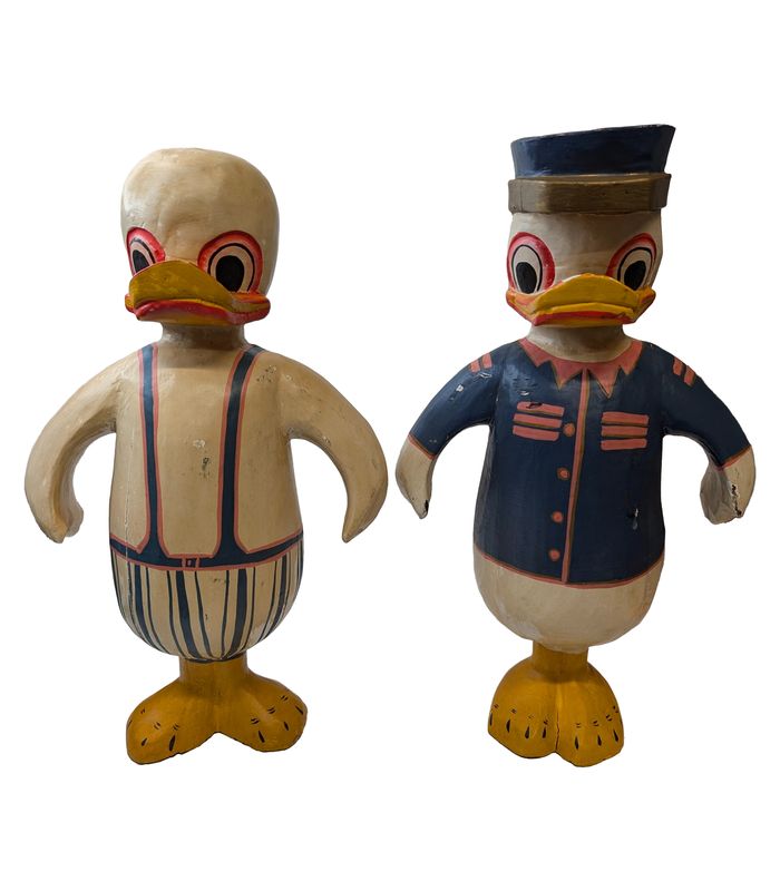 🦆 Add Charm to Your Home with Harold & Percy Wooden Duck Figurines! 🏡 ...
