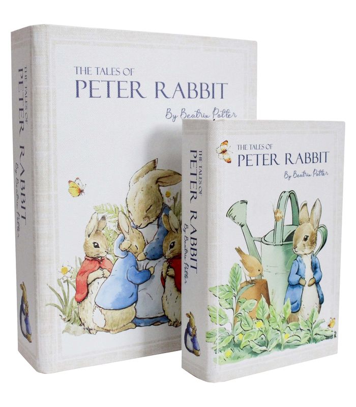 🌟 Charming Peter Rabbit Book Boxes - Set of 2 for Home Decor 🌿 | Alley ...