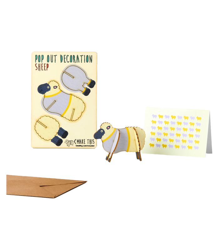 🌟 DIY Pop Out Sheep Decoration Kit | Eco-Friendly & UK Made 🐑 | Alley ...
