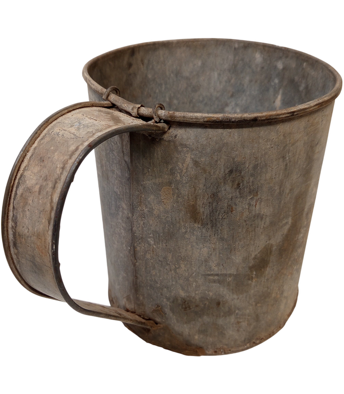 Galvanised Iron Laundry Dipper - 16cm | Alley Cat Trading