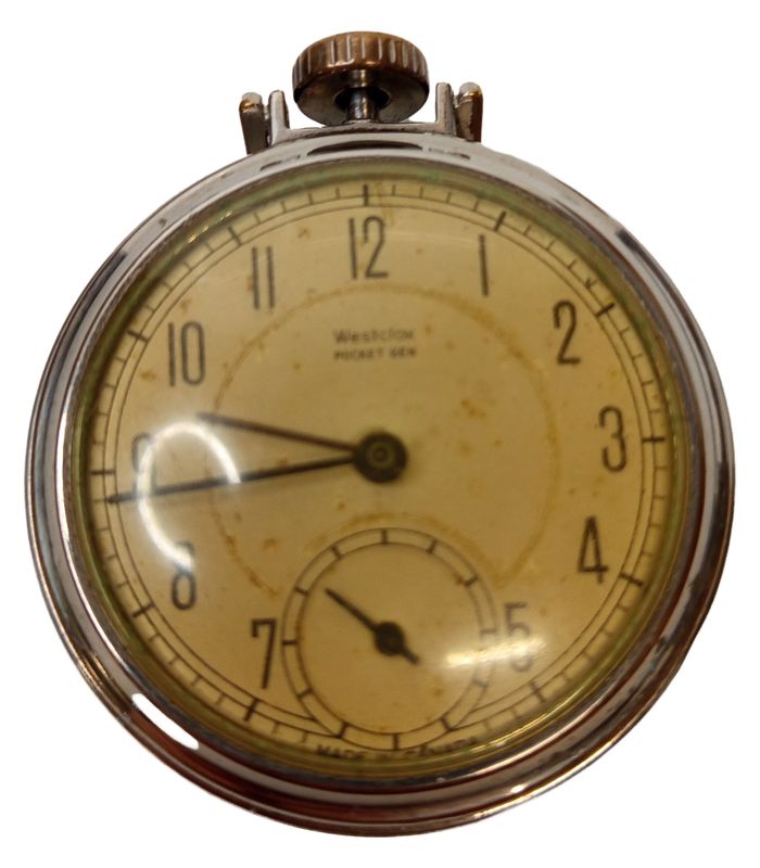 Westclox Pocket Ben Pocket Watch - Yellowed Dial | Alley Cat Trading