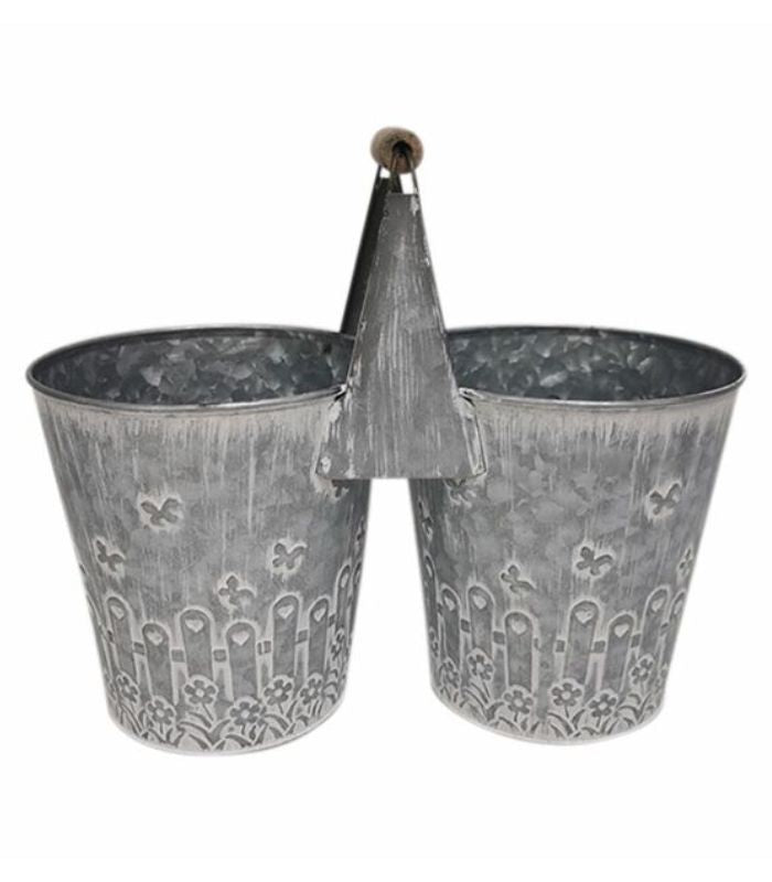 Elevate your gardening 🦋🌿 with our stylish Butterflies Double Carry Pot ...