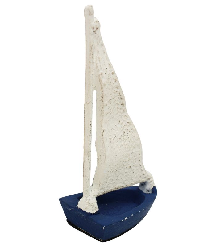 Navigate the Seas in Style 🌊 Cast Iron Coastal Sailing Boat | Alley Cat ...