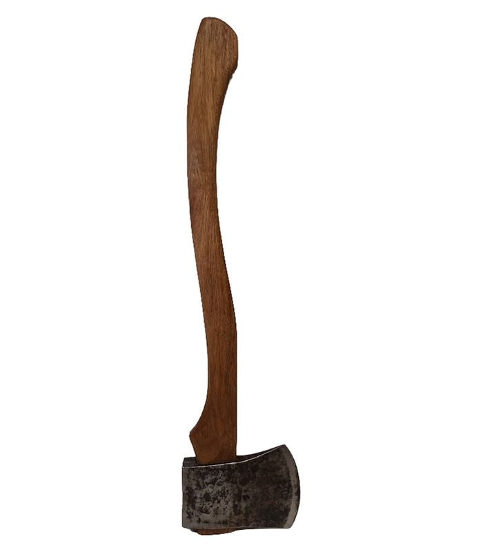 Vintage 4lb Cast Iron Axe Head With Handle | Alley Cat Trading