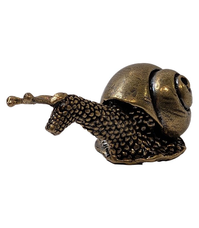 Meet Your New Desk Buddy 🐌 Vintage Brass Snail Mini Statue | Alley Cat ...