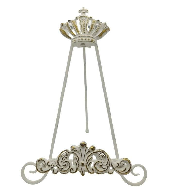 Metal Crown Plate Stand 🌟 Holds books & tablets! Buy now ⭐ | Alley Cat ...