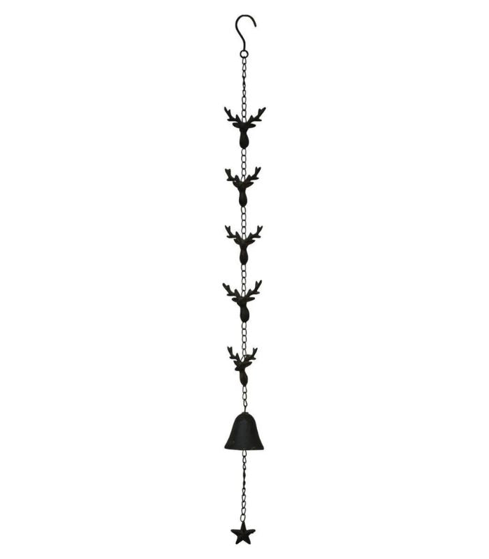 Discover the Rustic Charm 🌿 Hanging Deer Bell for Outdoors! | Alley Cat ...