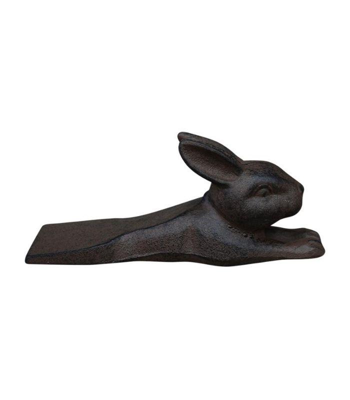 Doorstop Rabbit 🐰 Dark Finish - Handcrafted Metal Decor Piece | Alley ...