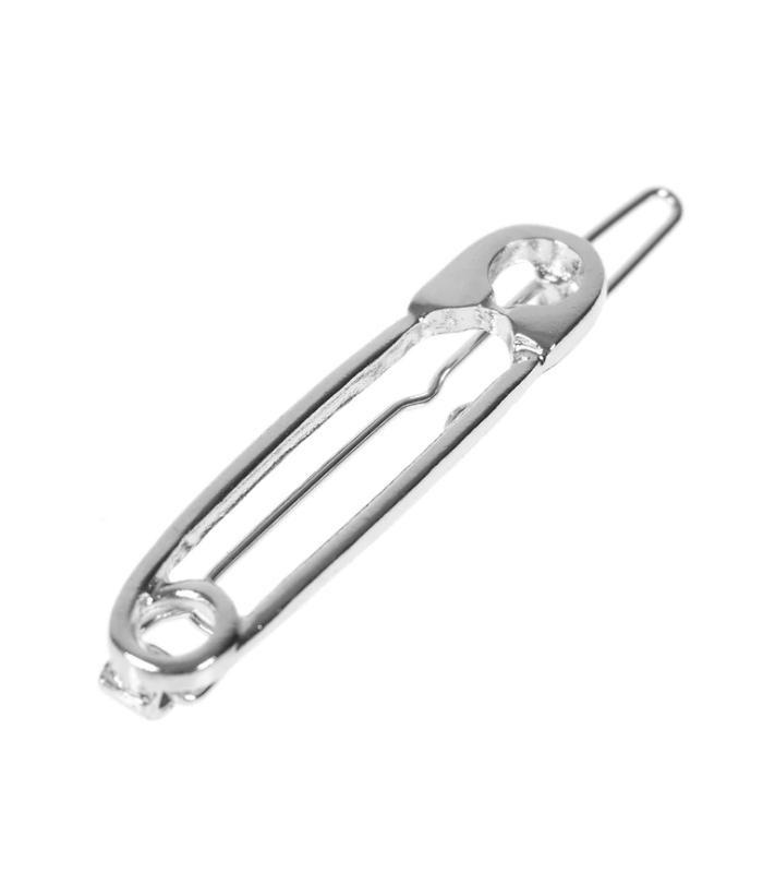 🌟Silver Safety Pin Hair Clip🌟 5.6cm Zinc Alloy 1 Piece | Alley Cat Trading