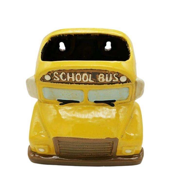 Add a pop of playfulness to your space with this 🚌 yellow school bus ...