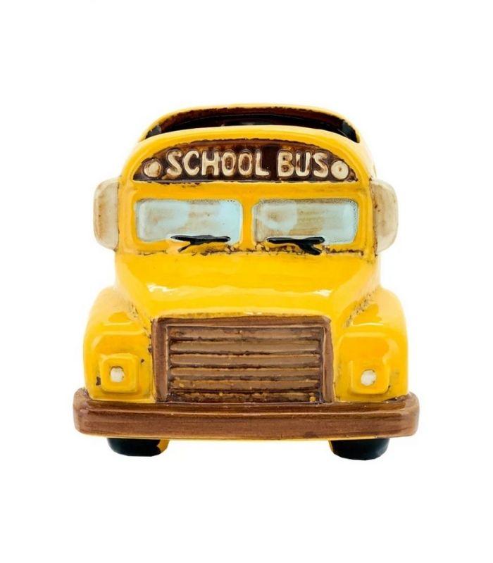 Add a pop of playfulness to your space with this 🚌 yellow school bus ...